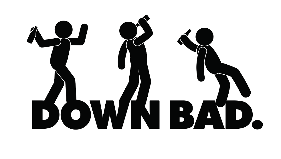 WAVYOAKS DOWN BAD. Meme Logo – Wavy Oaks Company